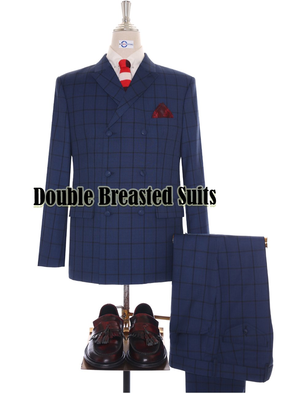Men's Double Breasted Suits - Tailored Fit Mod Fashion – Modshopping ...