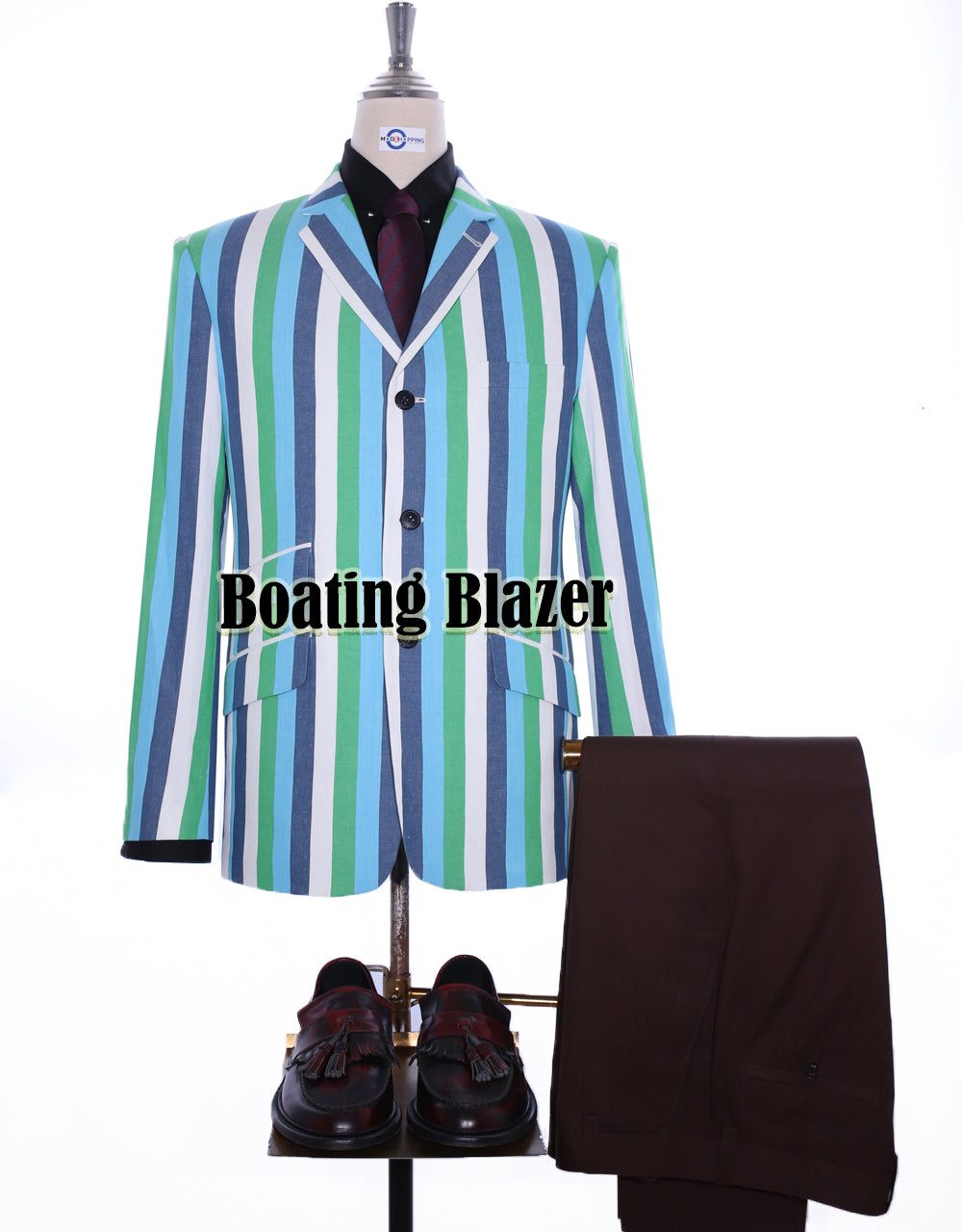 Men's Boating Blazer - 60s Mod Fashion Striped Blazer – Modshopping ...