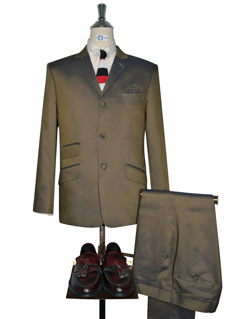 Two Tone Suits - Mod Fashion Tailored Fit Suit for Men – Modshopping ...