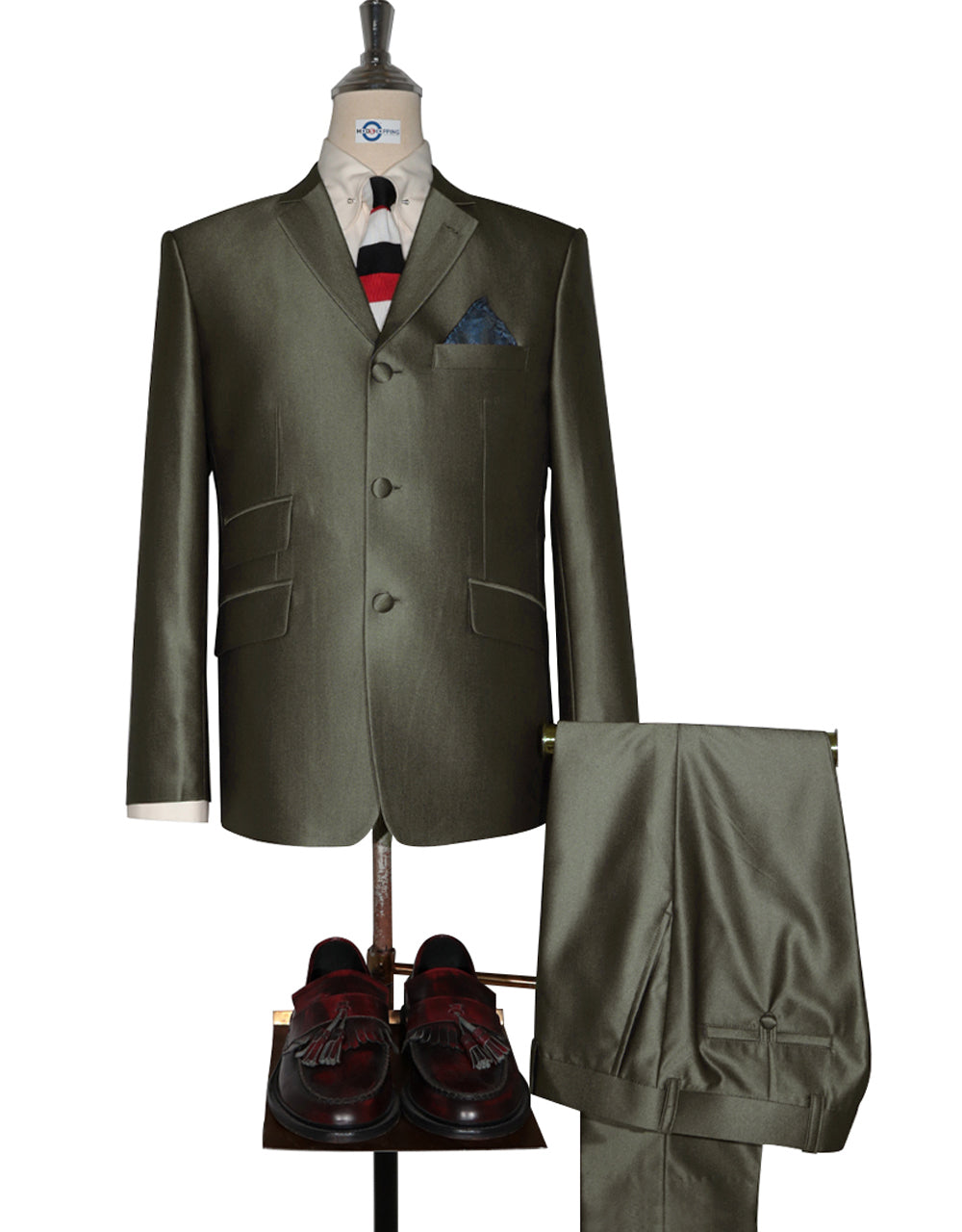 Tonic Suit Men's | 60s Mod Fashion Dark Brown Tonic Suit – Modshopping ...