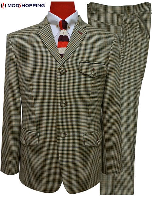 Mod Suit - 60s Vintage Style Goldhawk Suit for Men – Modshopping Clothing